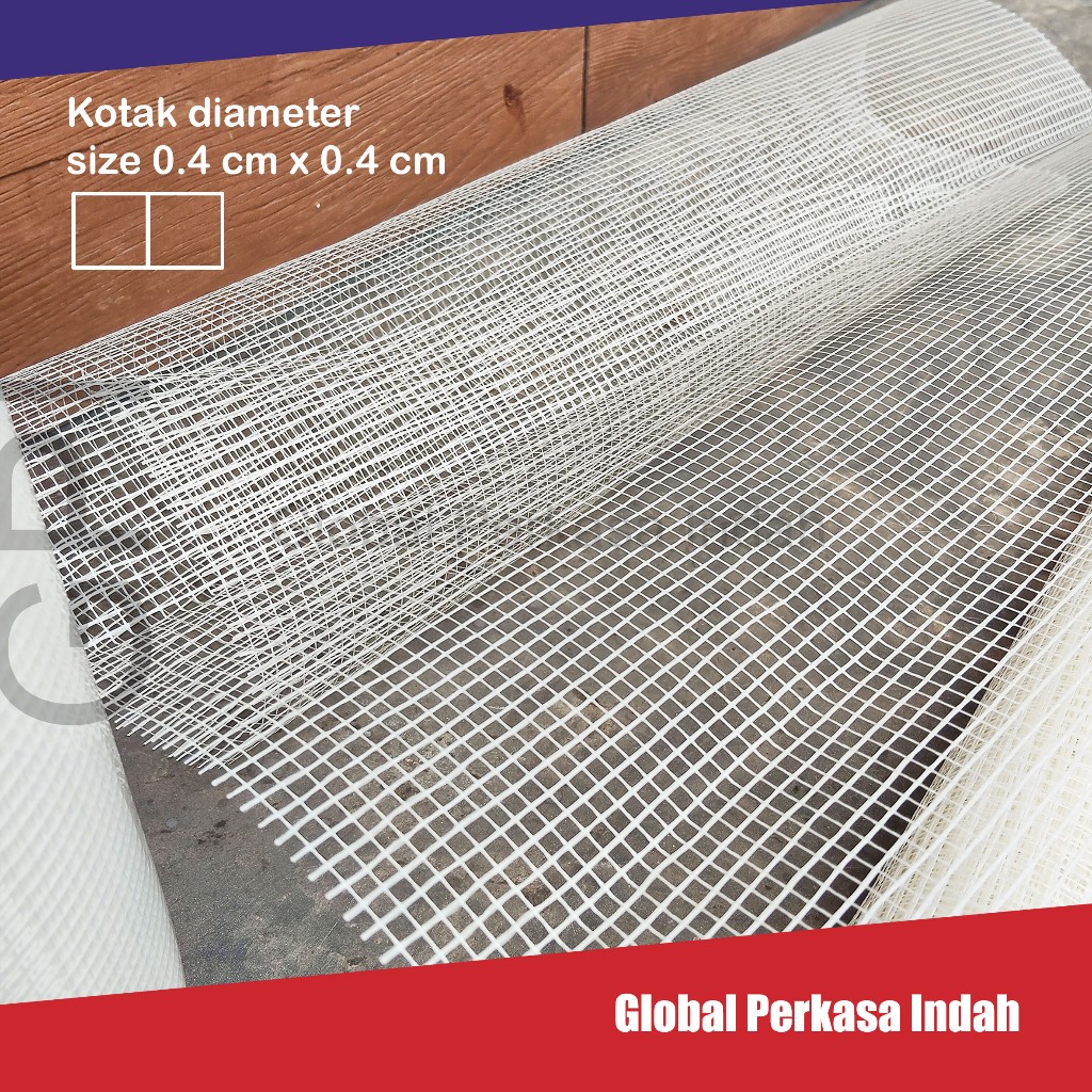Jual Fiberglass Mesh Kawat Waterproofing Jaring Net Plastik Polyester ...