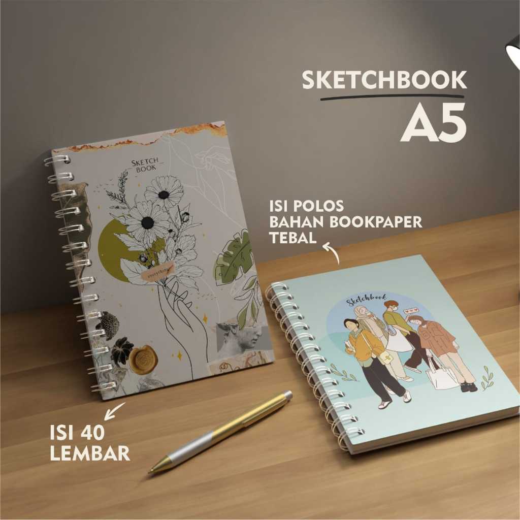 Jual SKETCHBOOK A5 | BUKU SKETSA A5 | NOTEBOOK A5 | BUKU GAMBAR SKETSA ...
