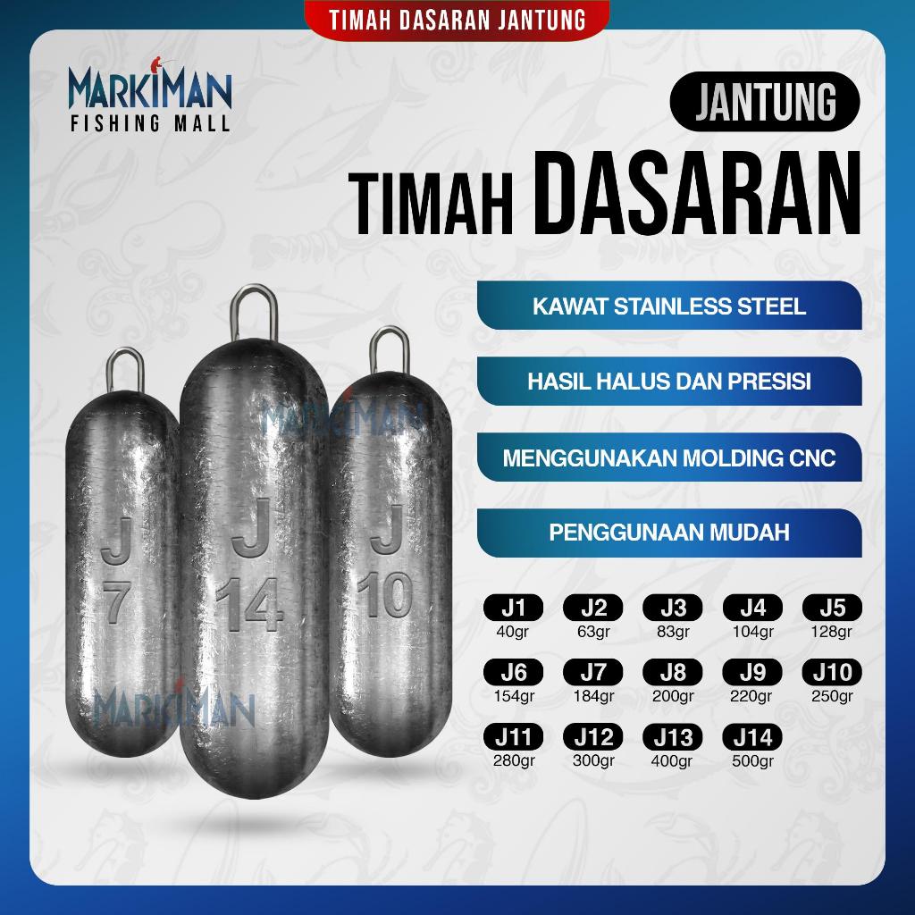 Jual Timah Pancing Jantung Markiman Timbel Pemberat Pancing Timah Bandul Eceran Perbiji Mandas ...