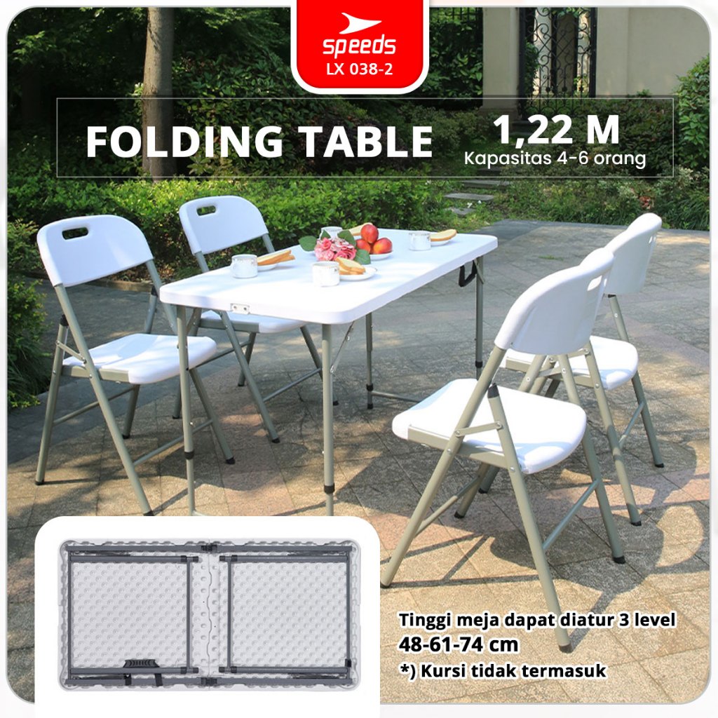 Jual CALARY Meja Lipat Piknik Rumah Jualan Lipat Panjang Laptop Makan ...