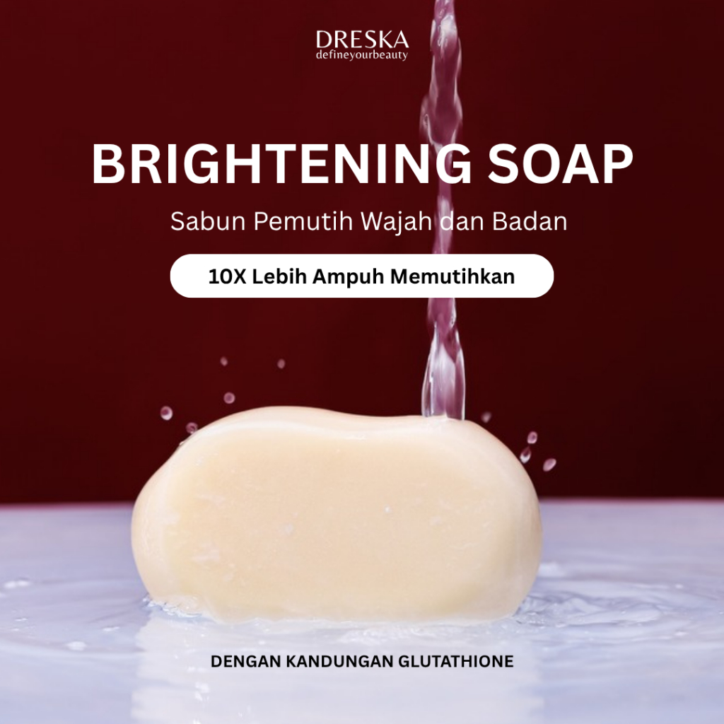 Jual WHITENING GLUTATHIONE SOAP DRESKA pemutih sabun pelembab | Shopee ...