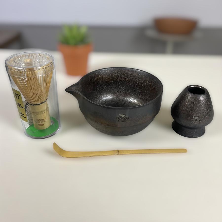Jual Set Matcha Teh 4in1 Chasen Whisk Chawan Chashaku Chakoshi OTC N41 ...