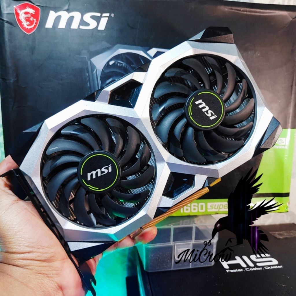 Jual VGA Nvdia GTX 1660 Super 6gb 192bit DDR6 bisa libas gaming GTA ...