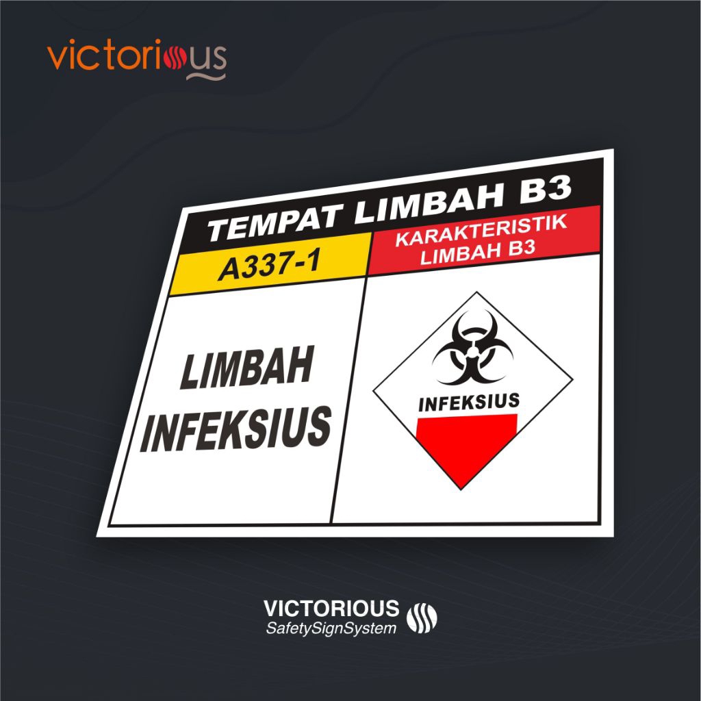 Jual Sticker Safety K3 Tempat Limbah B3 | Shopee Indonesia