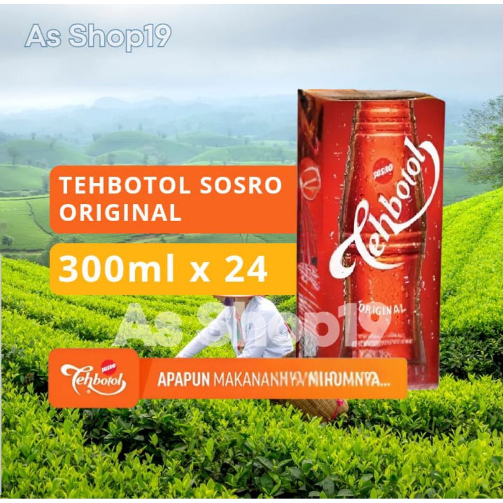 Jual Teh Botol Sosro Kotak 300 ml isi 24 pcs - Kemasan Tetra Pack ...