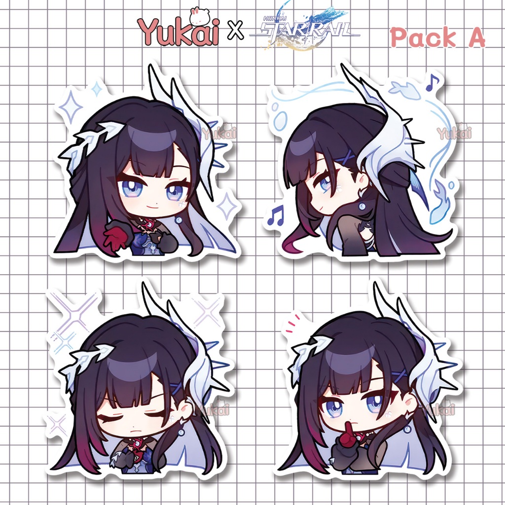 Jual Stiker Hysilens Honkai Star Rail (HSR) Premium - Sticker Pack ...