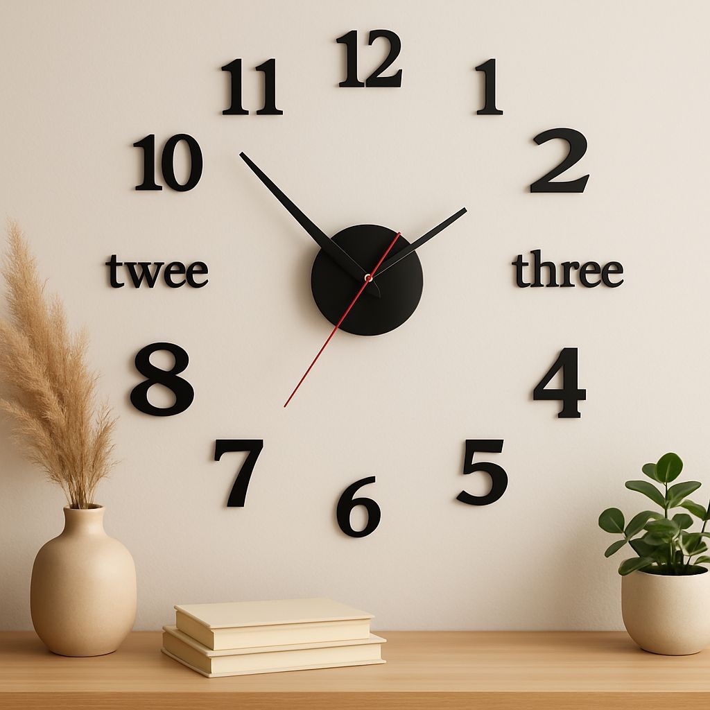 Jual jam dinding Minimalis pajangan ruang tamu hiasan dinding aesthetic ...