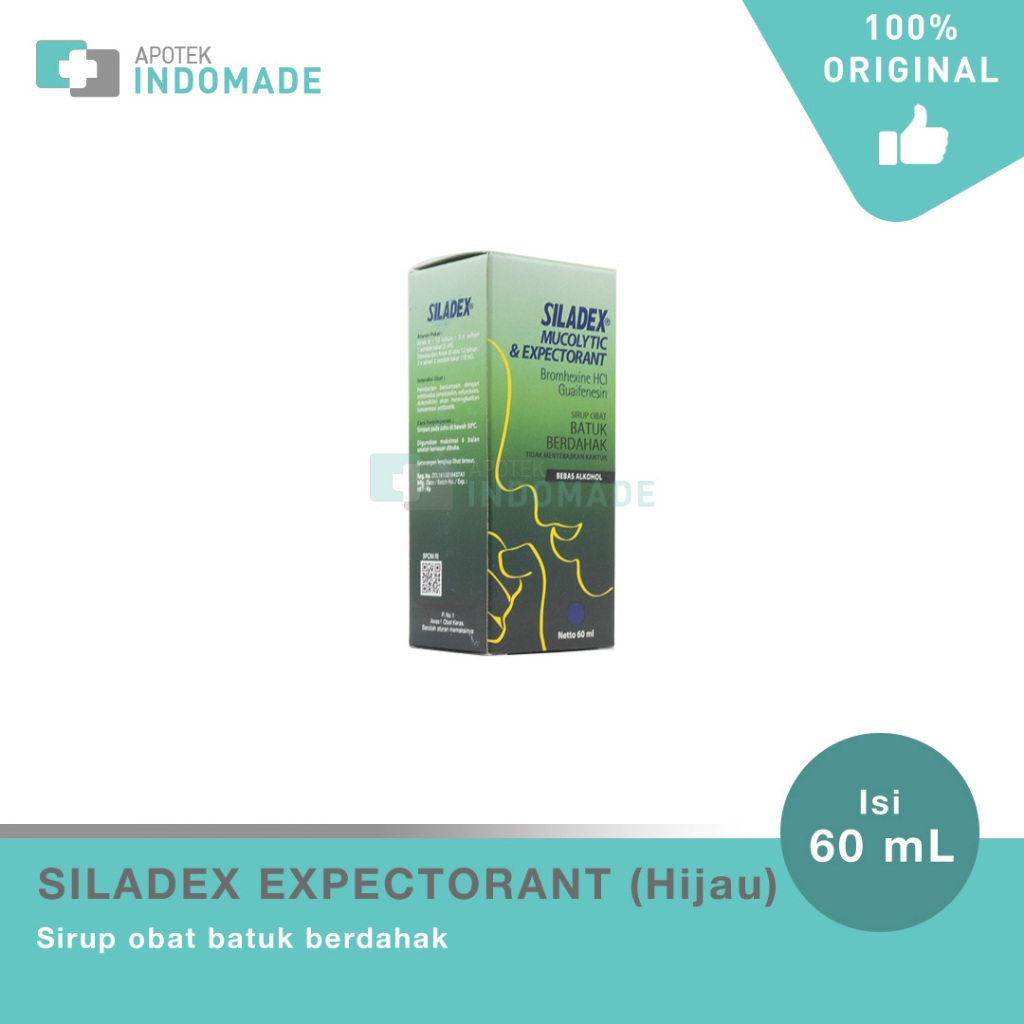 Jual Siladex Expectorant 60 Ml / Siladex Hijau / Siladex Obat Batuk ...