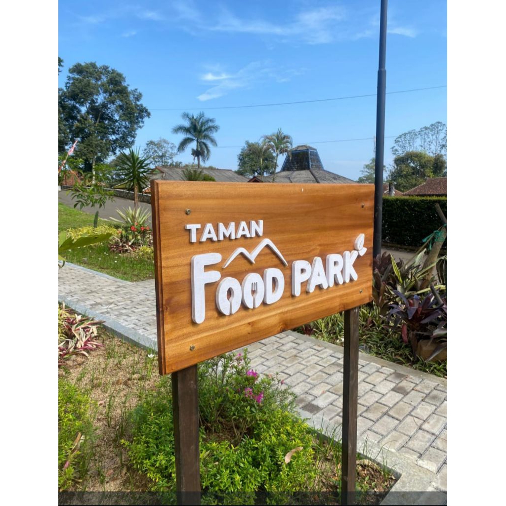 Jual plang signboard 50*100 + tiang besi hollow | Shopee Indonesia