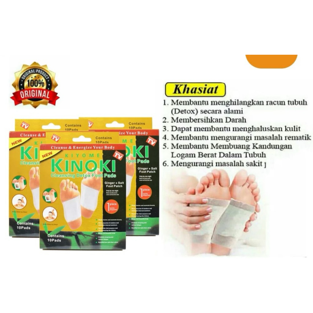 Jual KINOKI GOLD 1 BOX isi 10pc - Koyo Kaki Ginger Plus Salt (SACHET ...