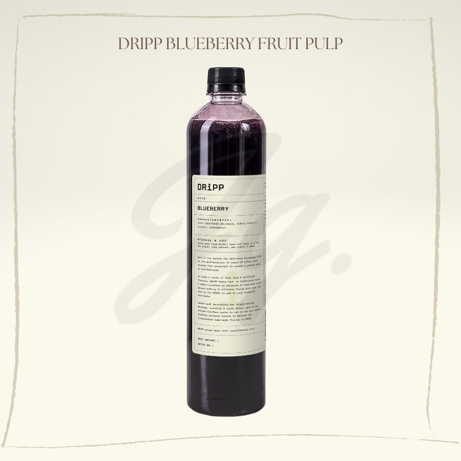 Jual Dripp Syrup Blueberry Pulp 760 ML - Sirup Rasa Blueberry Pulp 760 ...