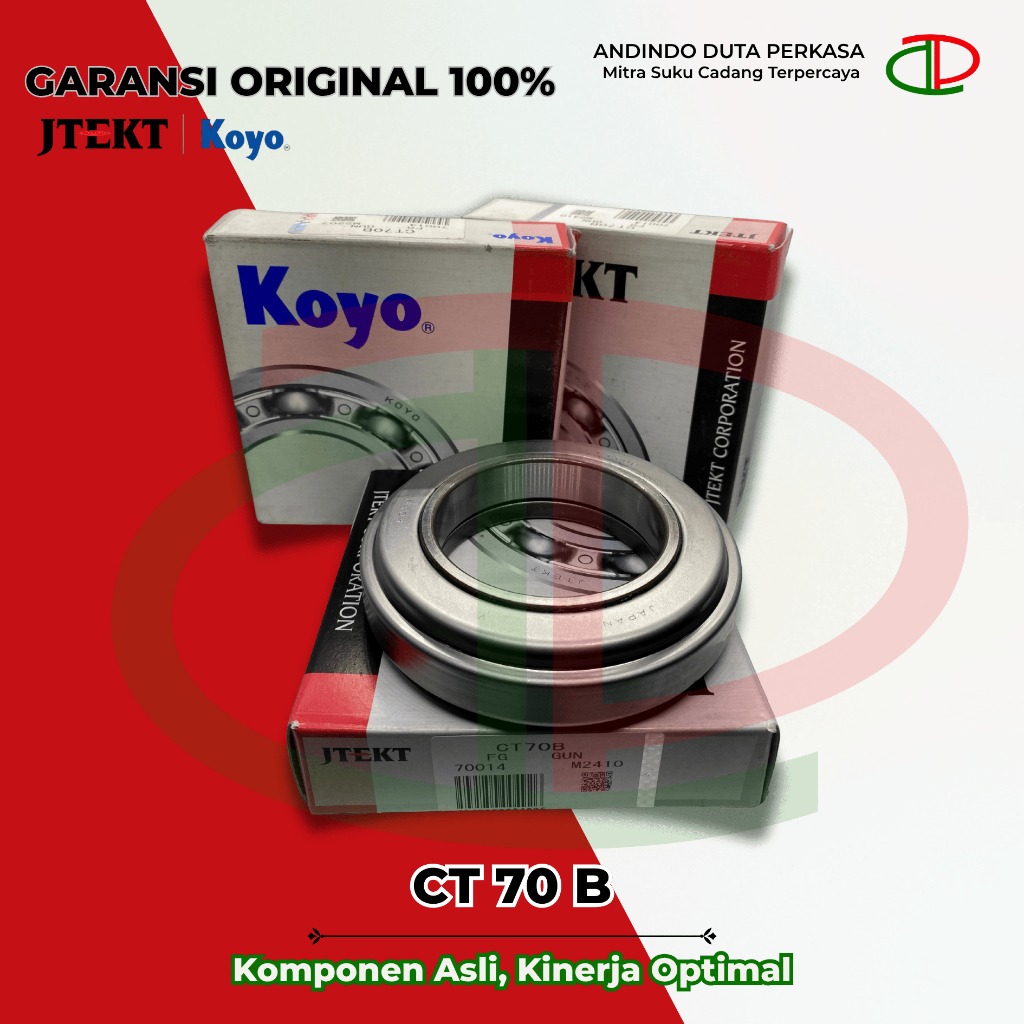 Jual Bearing Kopling CT70B KOYO JTEKT 70x117x27 / Clutch / NISSAN Hino ...