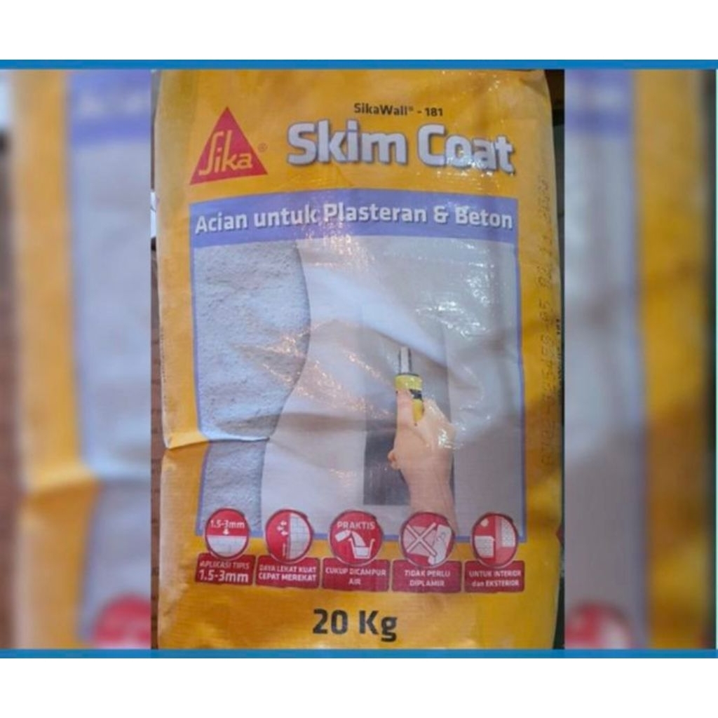 Jual SKIM COAT SIKA 181 20Kg | Shopee Indonesia