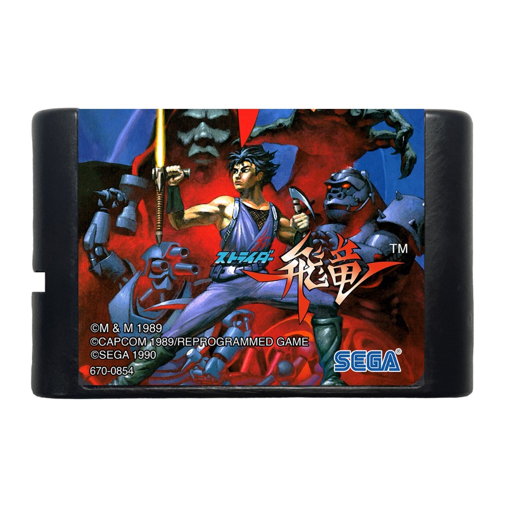 Jual Kaset Sega Strider Genesis MD Mega Drive 16 Bit Game Jadul 90an ...