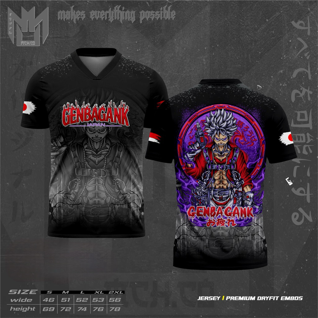 Jual Jersey GENBA GANK RANTAU JAPAN | Shopee Indonesia
