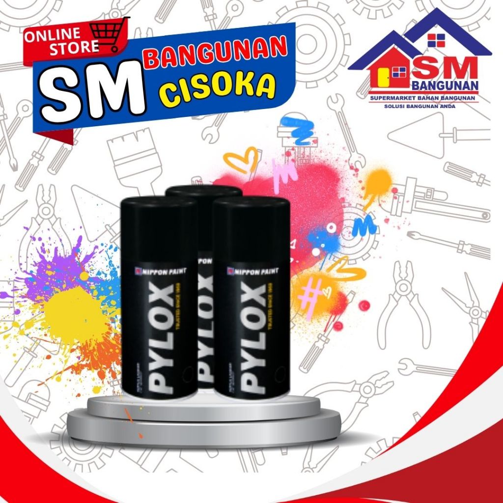 Jual PYLOX NIPPON PAINT / CAT SEMPROT NIPPON PAINT | Shopee Indonesia