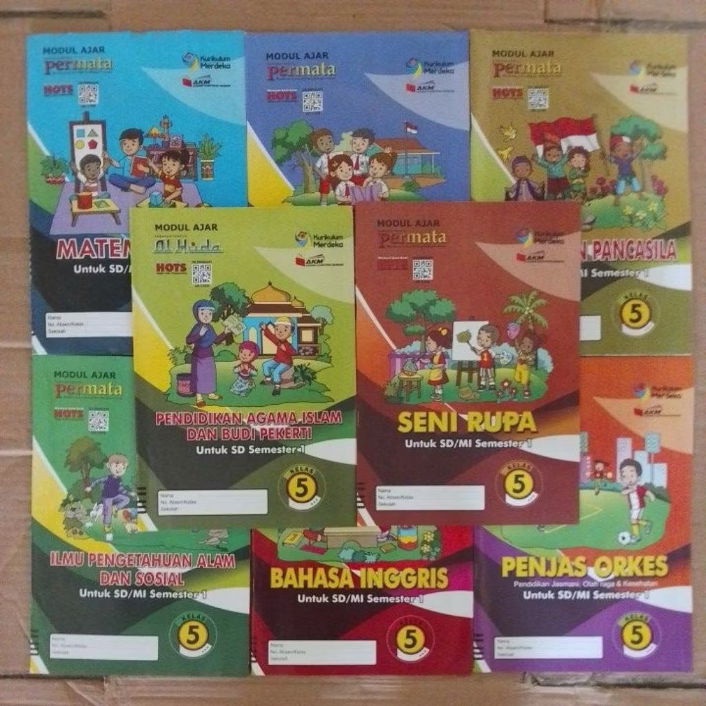 Jual BUKU LKS PERMATA KELAS 5 SD/MI SEMESTER 1 KURIKULUM MERDEKA TAHUN ...