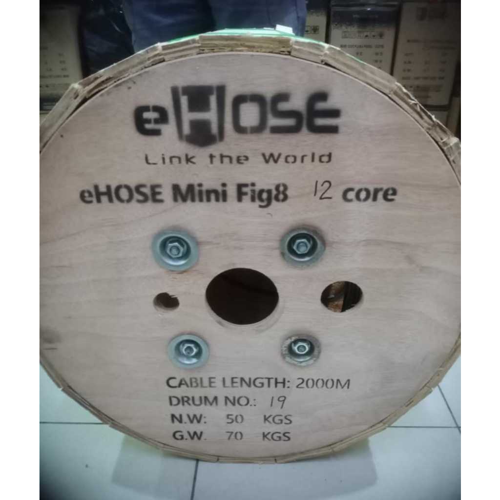 Jual KABEL FIBER OPTIC CABLE MINI FIG8 GYXTC8Y-12 CORE - KABEL FO EHOSE ...