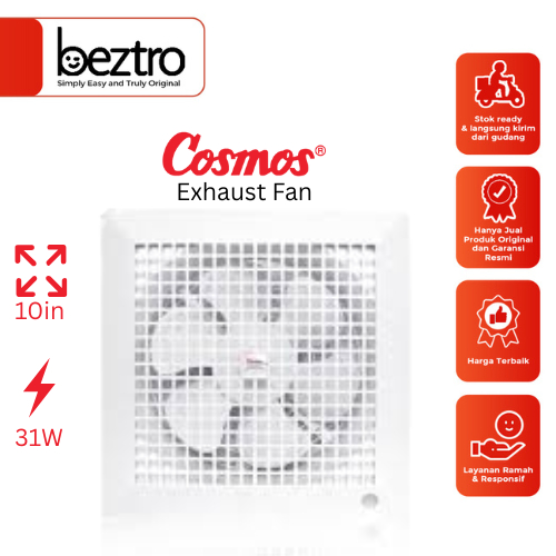 Jual Cosmos Exhaust Ceiling Fan 10 inch - CL252 | Shopee Indonesia