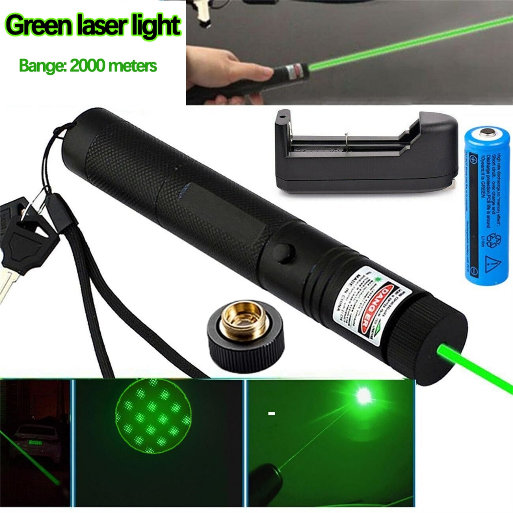 Jual USB rechargeable green laser pen, used for entertaining cats and ...