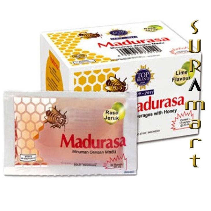 Jual (1 Box x 12 pcs) MADURASA Sachet Madu Murni Madu Asli | Shopee Indonesia