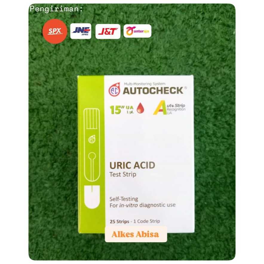 Jual AUTOCHECK Strip Asam Urat | Uric Acid Strip Test MURAH | Shopee ...