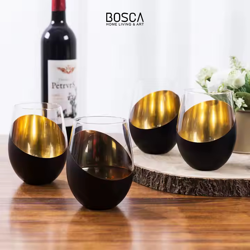 Jual Bosca Living - Sole Two Tone Glass / Gelas Minum Kaca Mewah ...