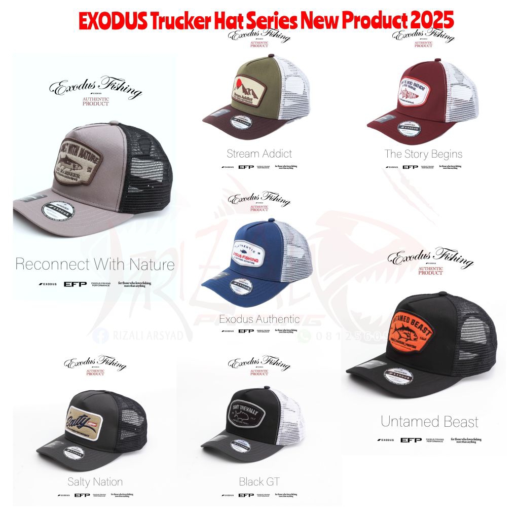 Jual Exodus Trucker Hat new series 2025 Original | Shopee Indonesia