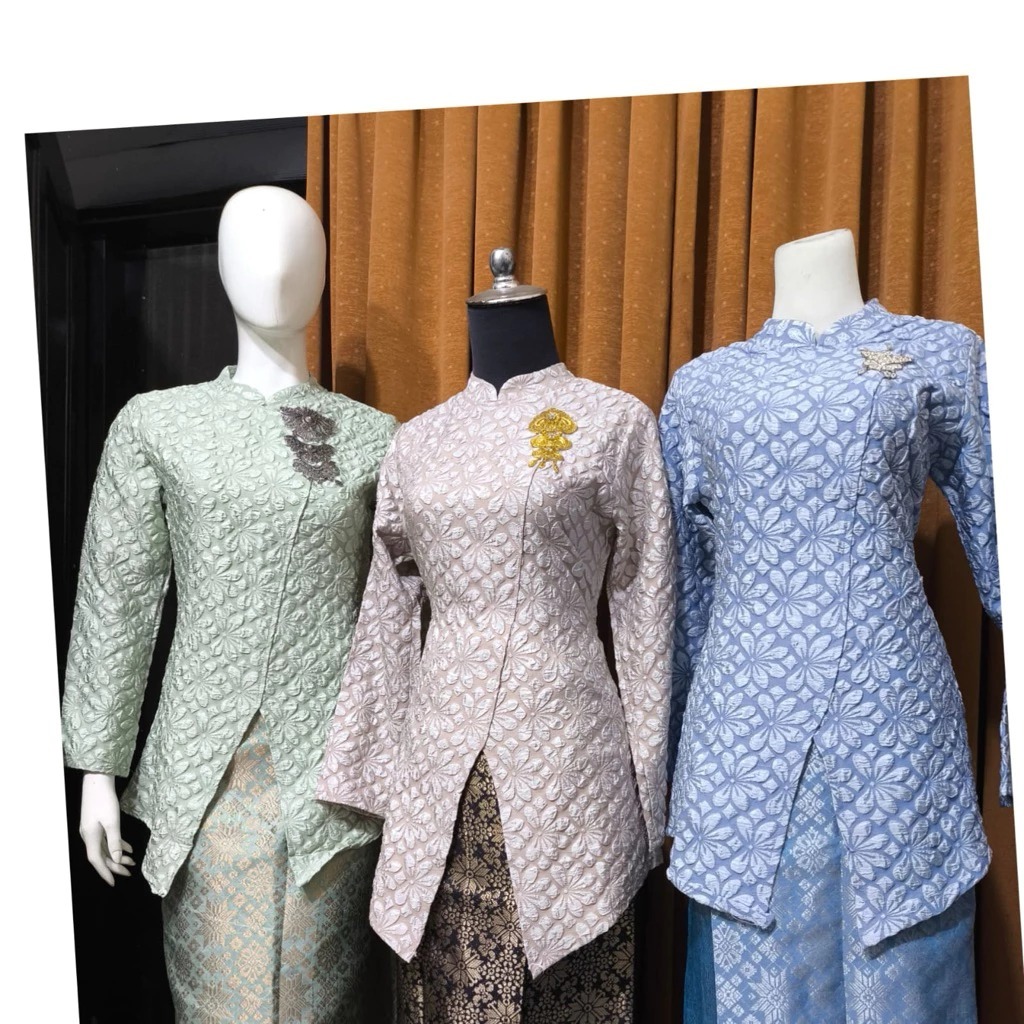 Jual KEBAYA JANGGAN TERBARU / KEBAYA KARTINI JAWA WISUDA / JANGGAN BAHAN TIMBUL / KEBAYA LAMARAN ...