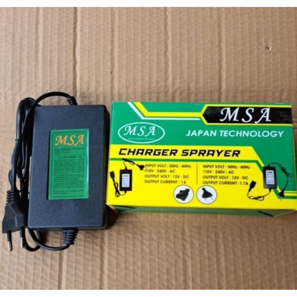 Jual CHARGER 12v-1,7A SPRAYER ELEKTRIK MSA[charger sprayer elektrik ...