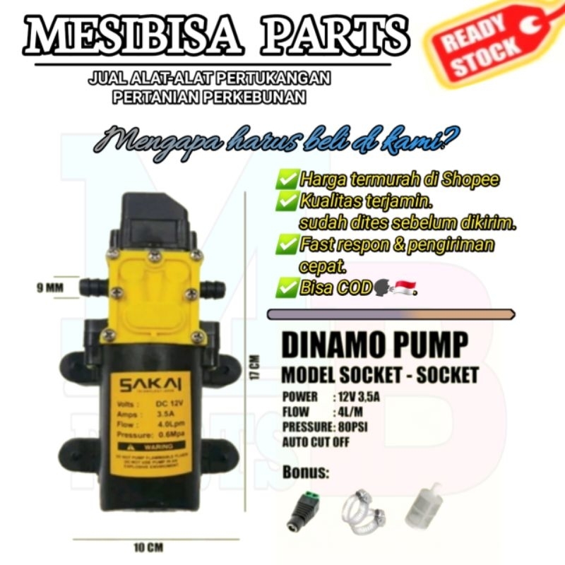 Jual Emang Boleh Harga Murah Kualitasnya Mantap/Pompa Air DC 12 Volt ...