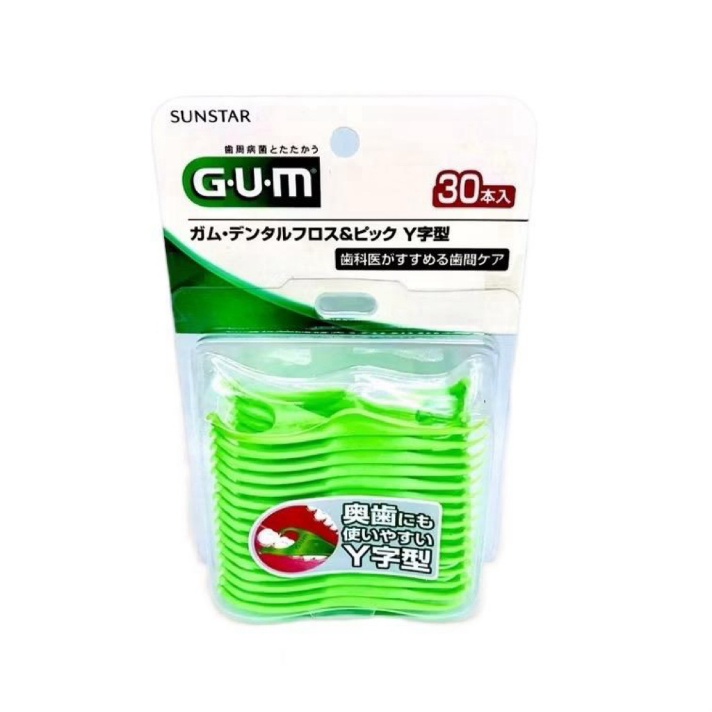 Jual GUM DENTAL FLOSS & PICKS Y SHAPE - 30 PCS ORIGNAL JAPAN | Shopee ...