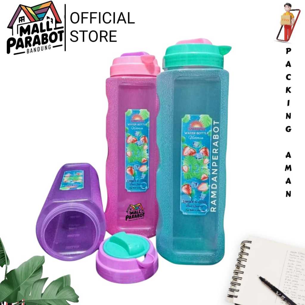 Jual Botol Minum Plastik New Cool Pot Warna Botol Kulkas Tempat Wadah ...