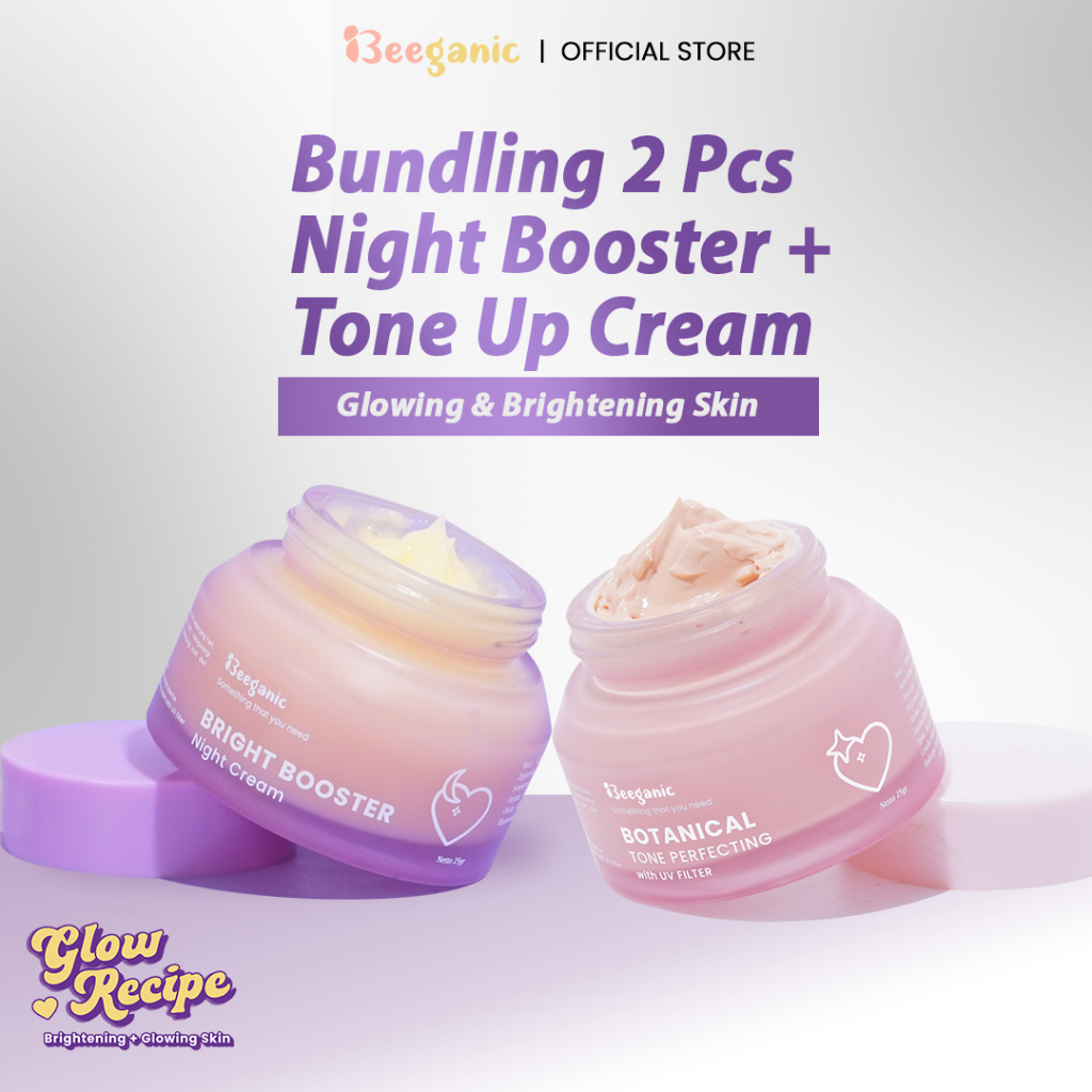 Jual Bundling 2 Pcs Night Booster and Tone Up Cream | Shopee Indonesia