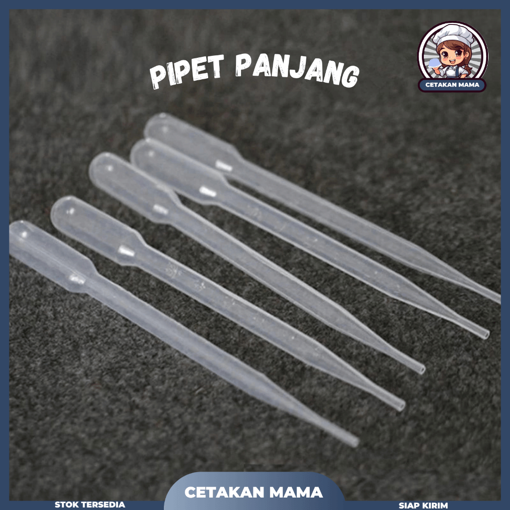 Jual 1 PCS PIPET TETES PLASTIK 3ML / PIPET PANJANG PLASTIK / DROP ...