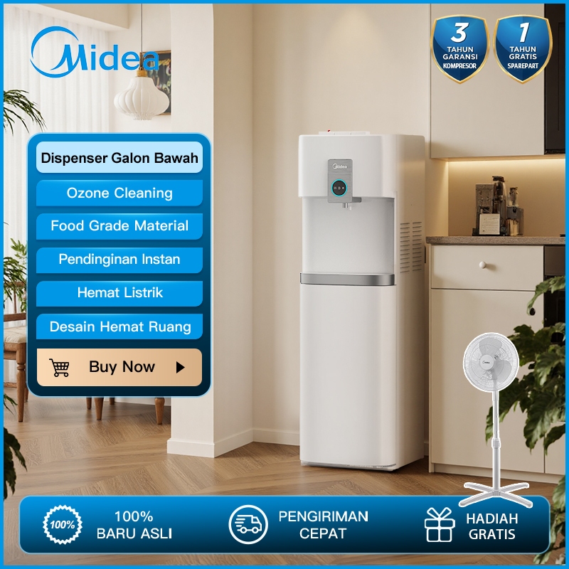 Jual [ Kipas angin gratis ] Midea Air es Dispenser Galon Bawah ...