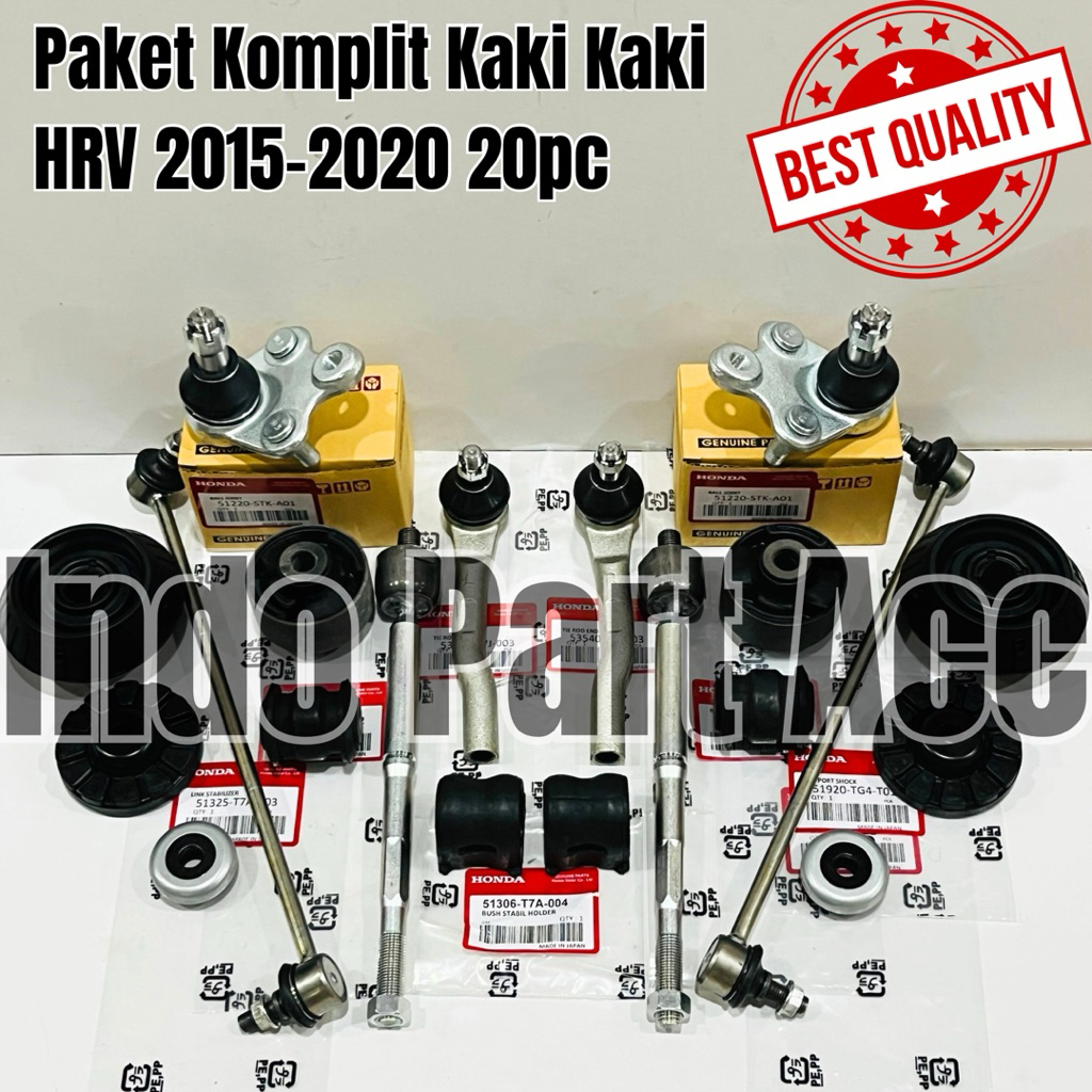 Jual [Full Set] Long Tierod HRV Rack End Honda HRV HR-V 20pc Original ...