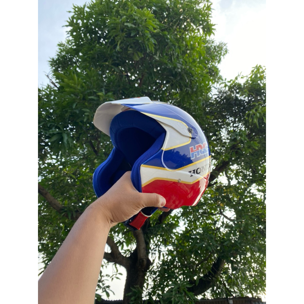 Jual Helm Hrc Custom Busa Biru | Shopee Indonesia