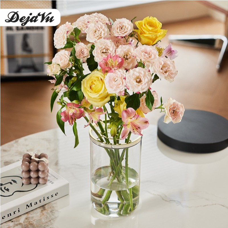 Jual Dejavu Vas Bunga Transparan Pot Kaca Tanaman Air Hidroponik ...