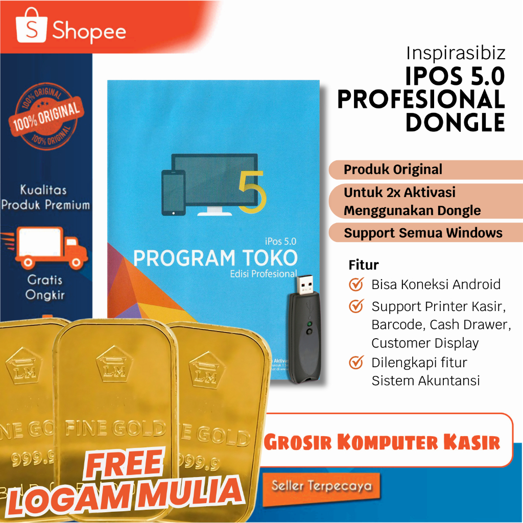 Jual Program Kasir Toko IPOS 5 Profesional [DONGLE EDITION] | Program Kasir IPOS 5 | Program ...