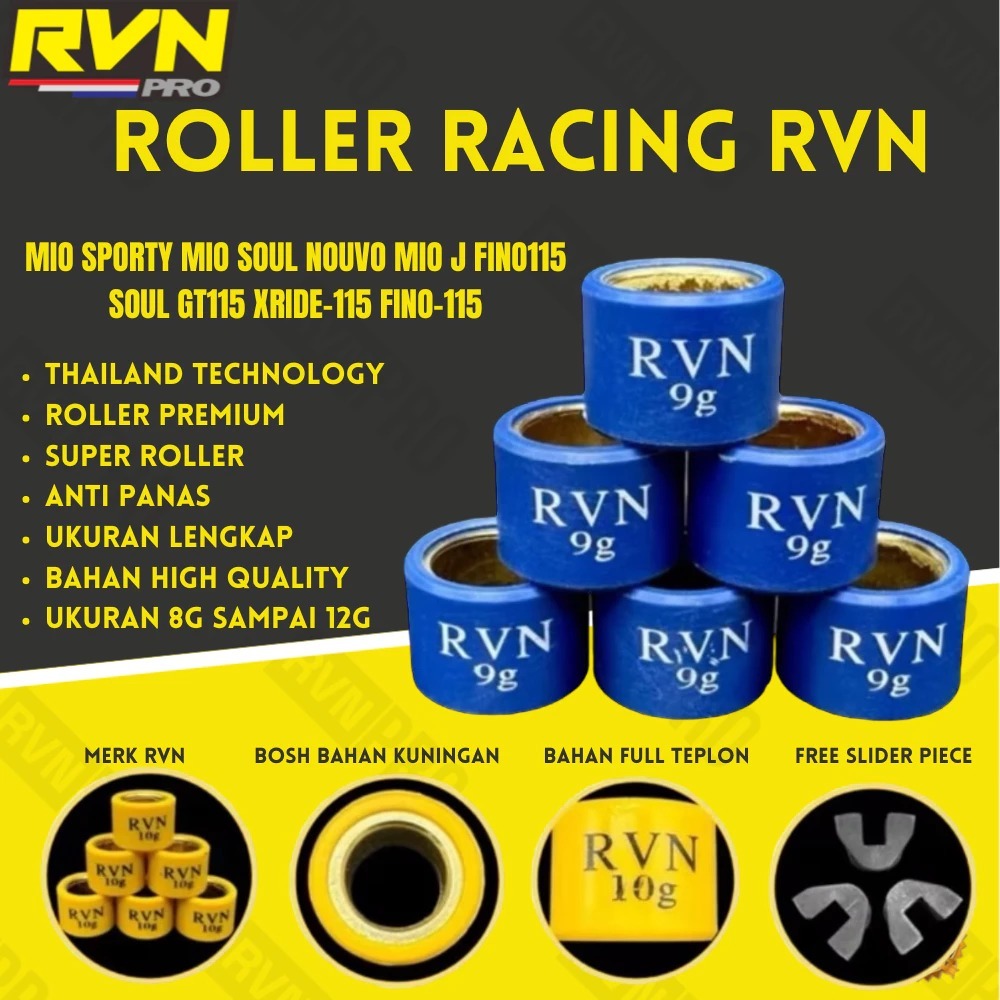 Jual Roller Roler Racing RVN Mio Sporty Mio Soul Nouvo Mio J Fino 115 ...