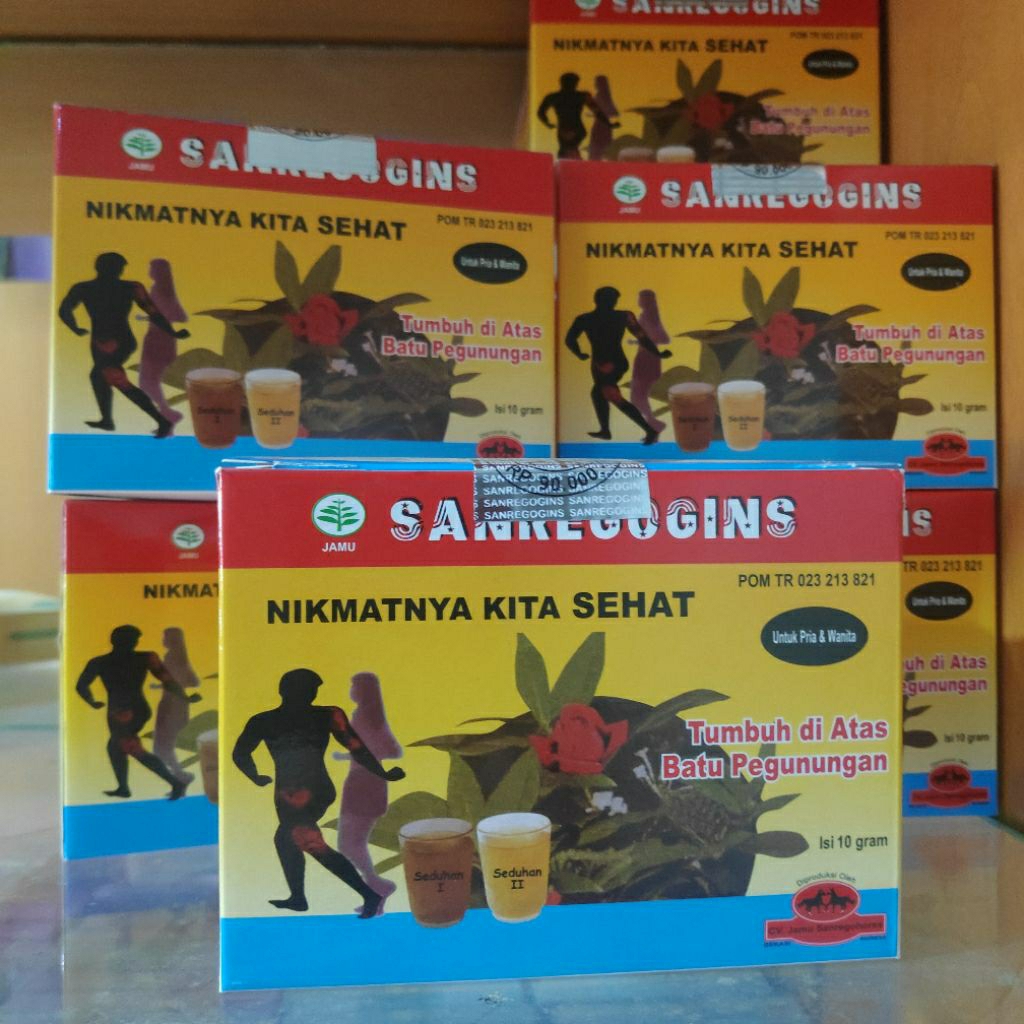 Jual Sanrego isi 10 sachet Dan 5 sachet | Shopee Indonesia