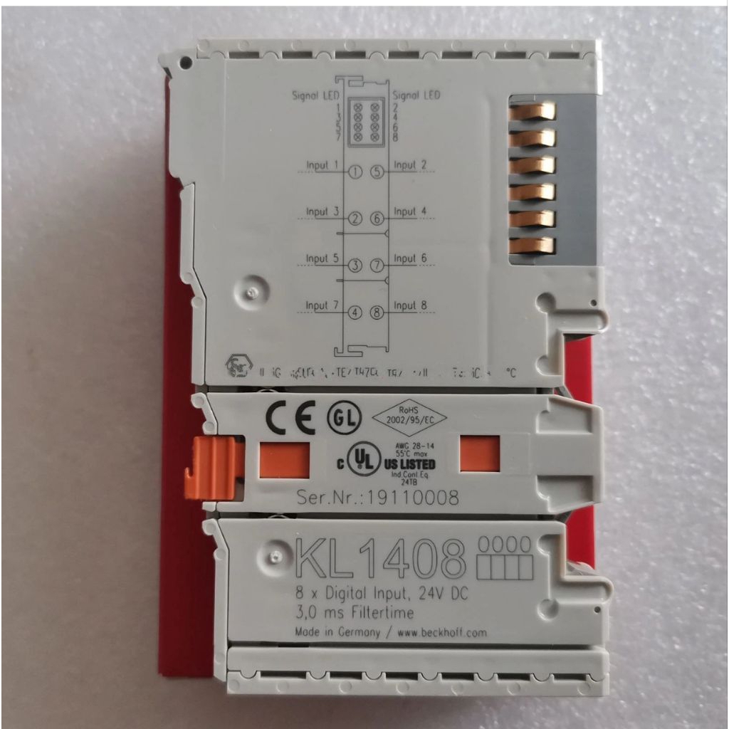 Jual Beckhoff KL1408 Bus Terminal, 8-channel digital input, 24 V DC, 3 ...