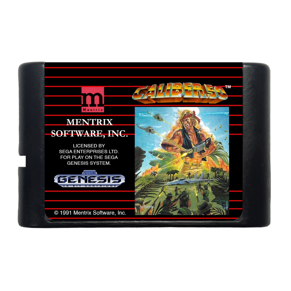 Jual Kaset Sega Caliber Fifty 50 Genesis MD Mega Drive 16 Bit Game ...