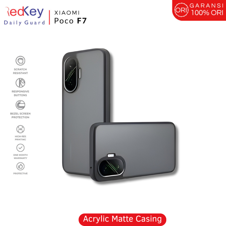 Jual Case Xiaomi Poco F7 Redkey PC Acrylic Matte Back Cover | Shopee ...