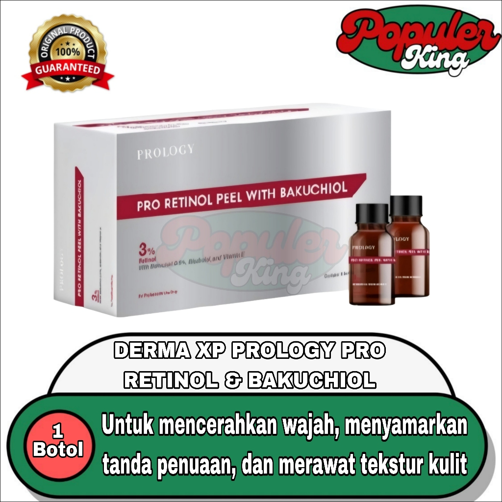 Jual Derma XP - Prology Pro Retinol Peel with Bakuchiol - Peeling Untuk ...