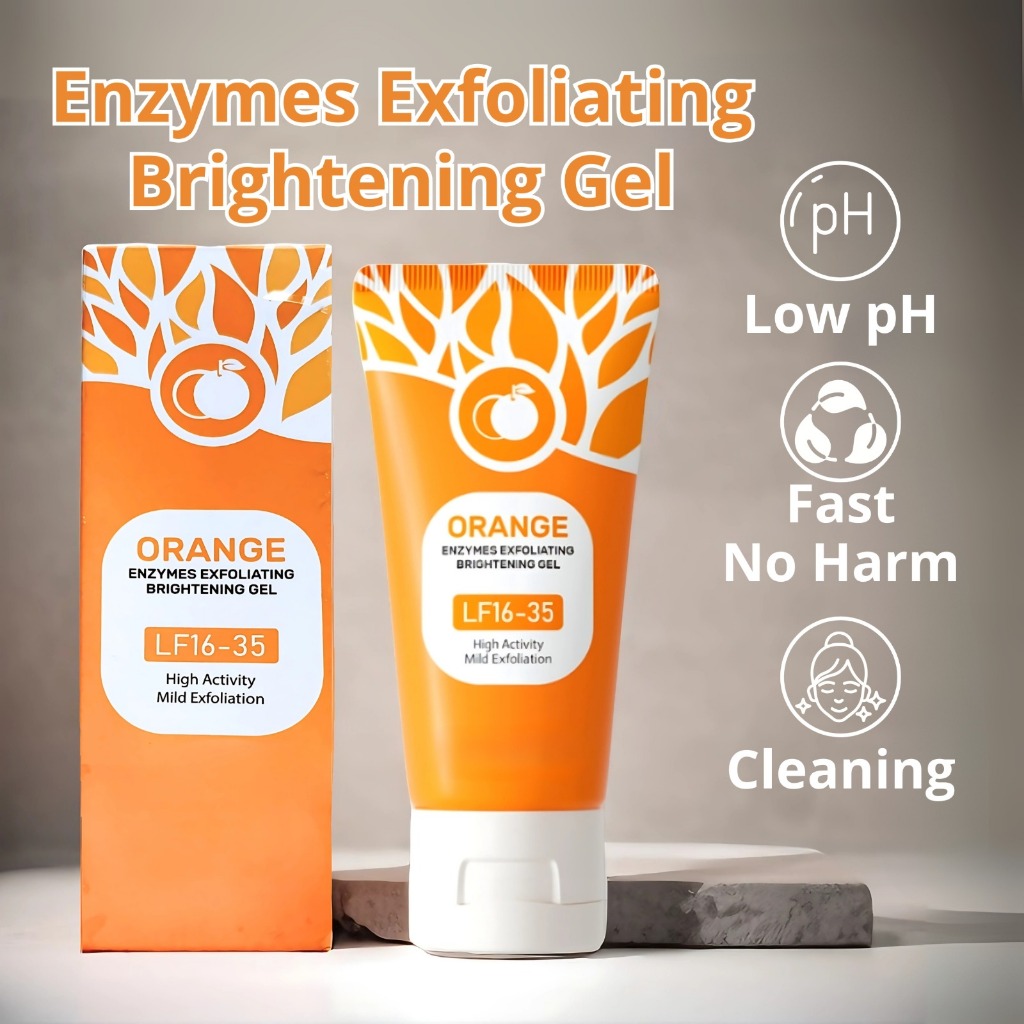 Jual Orange Exfoliating Gel Mengangkat Sel Mati Blackhead Remova ...