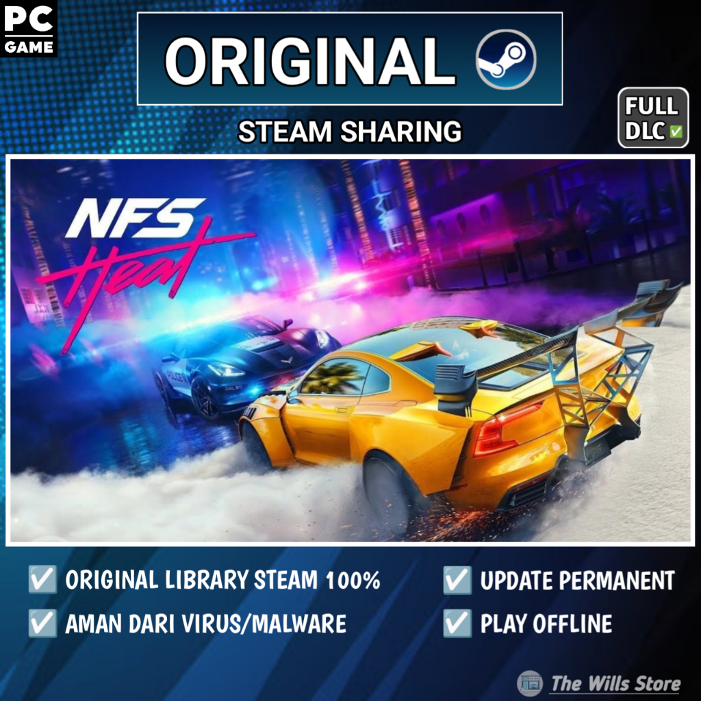 Jual Need For Speed Heat NFS Heat (Deluxe Edition) | Full DLC | GAME PC ...