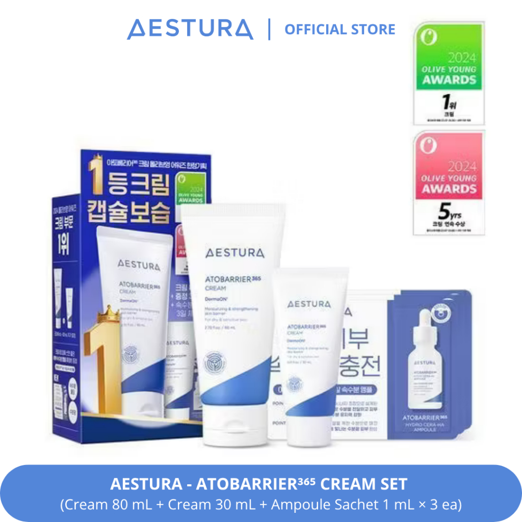 Jual Aestura Atobarrier 365 Cream SET (Cream 80mL + Cream 30mL ...
