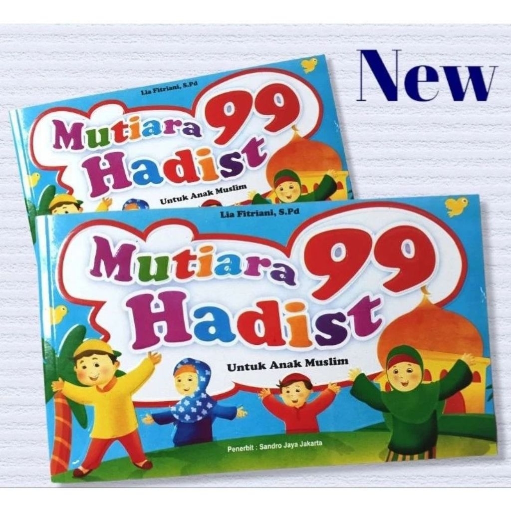 Jual ( FULL COLOR ) Buku 99 Kumpulan Mutiara Hadits Bergambar untuk Anak Muslim | Shopee Indonesia